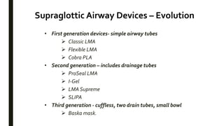 Airway devices and adjuncts | PPTX