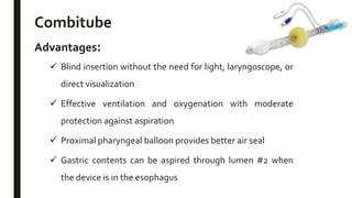 Airway devices and adjuncts | PPT