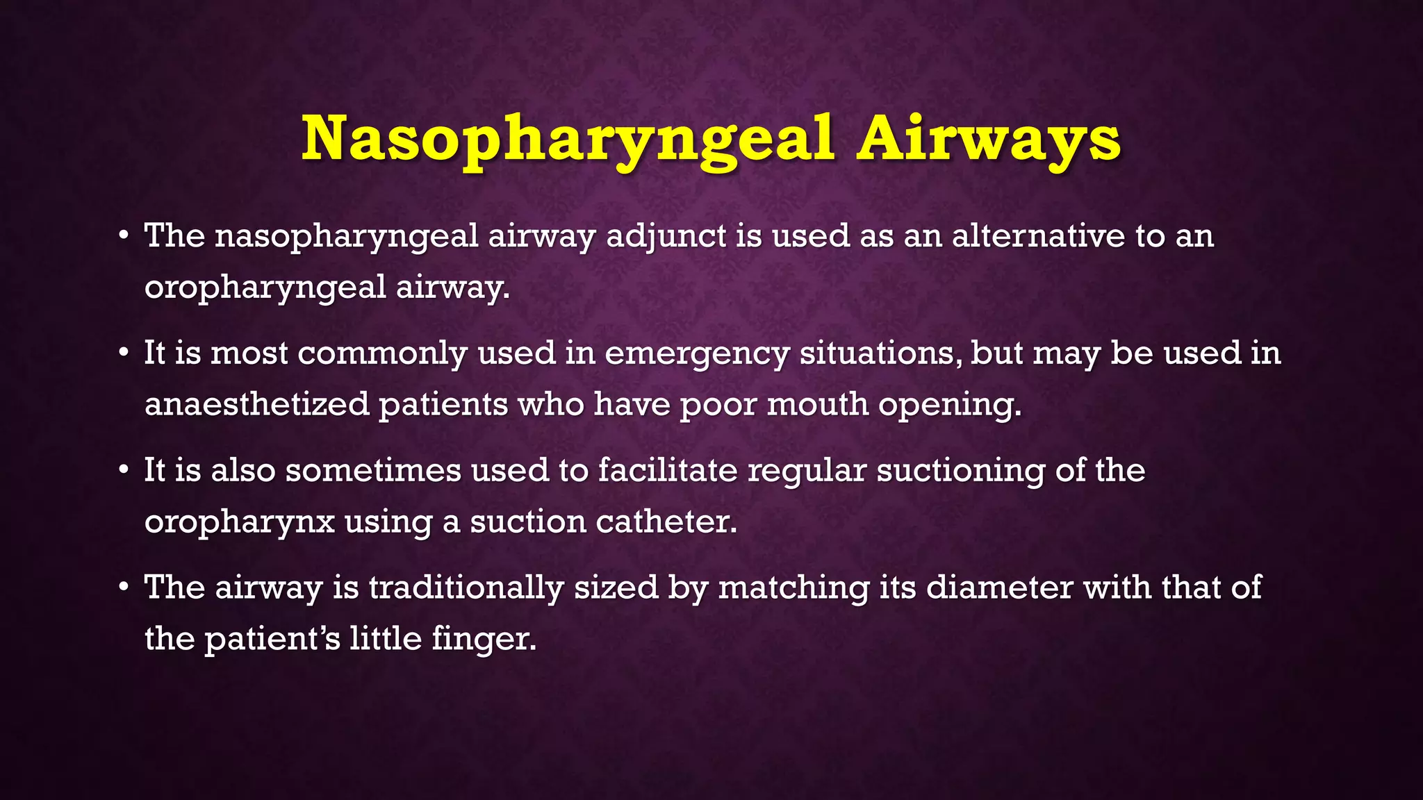 Airway equipments for Anaesthesia | PDF