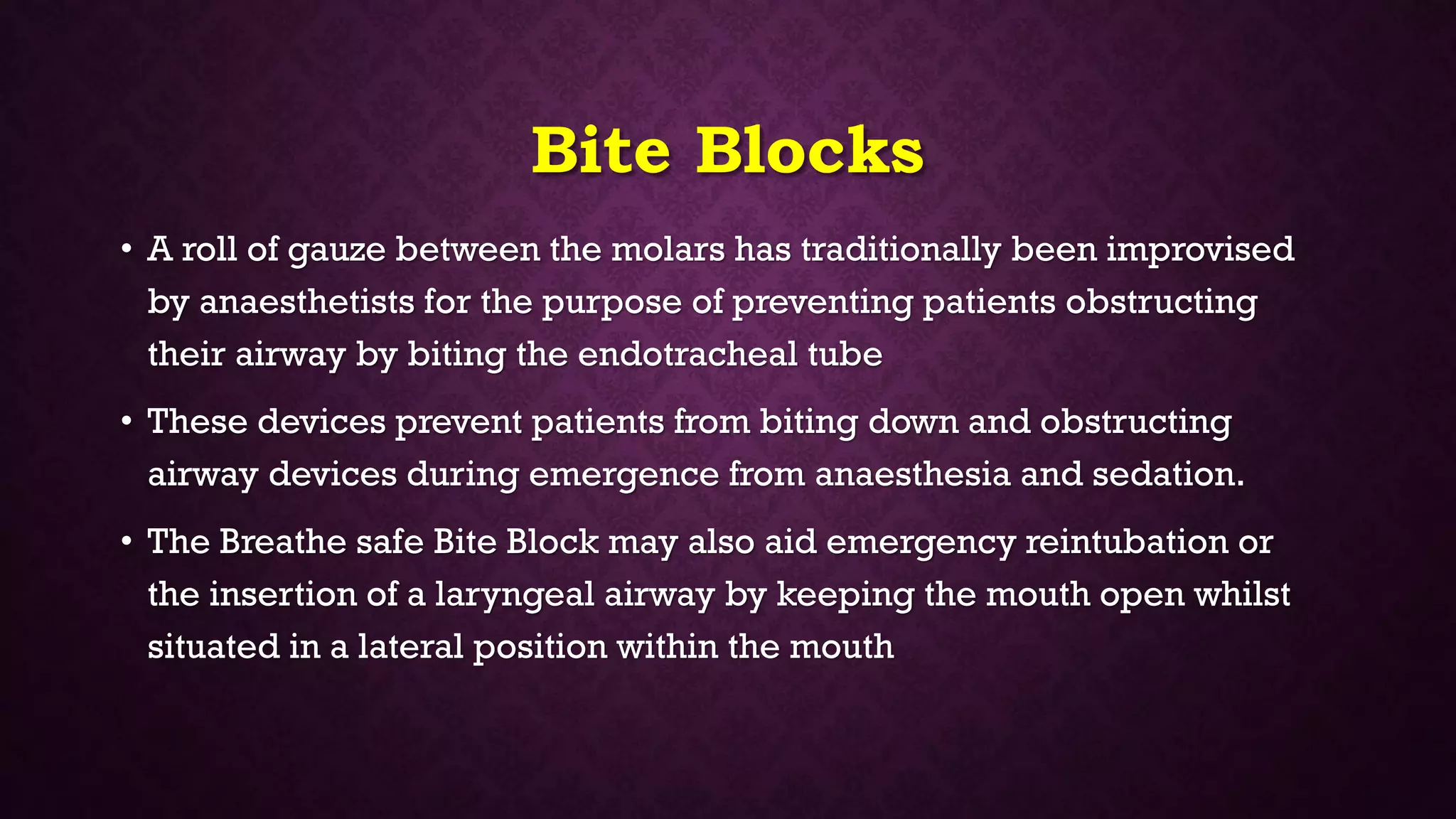 Airway equipments for Anaesthesia | PDF