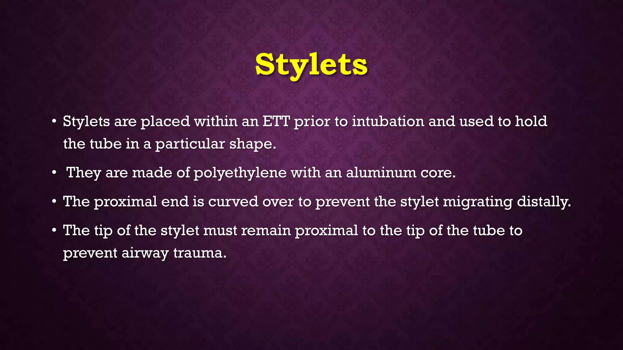 Airway equipments for Anaesthesia | PDF