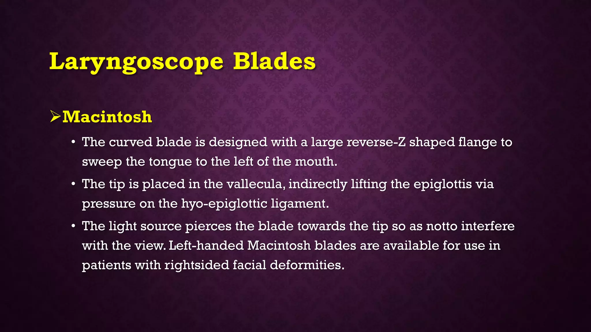 Airway equipments for Anaesthesia | PDF