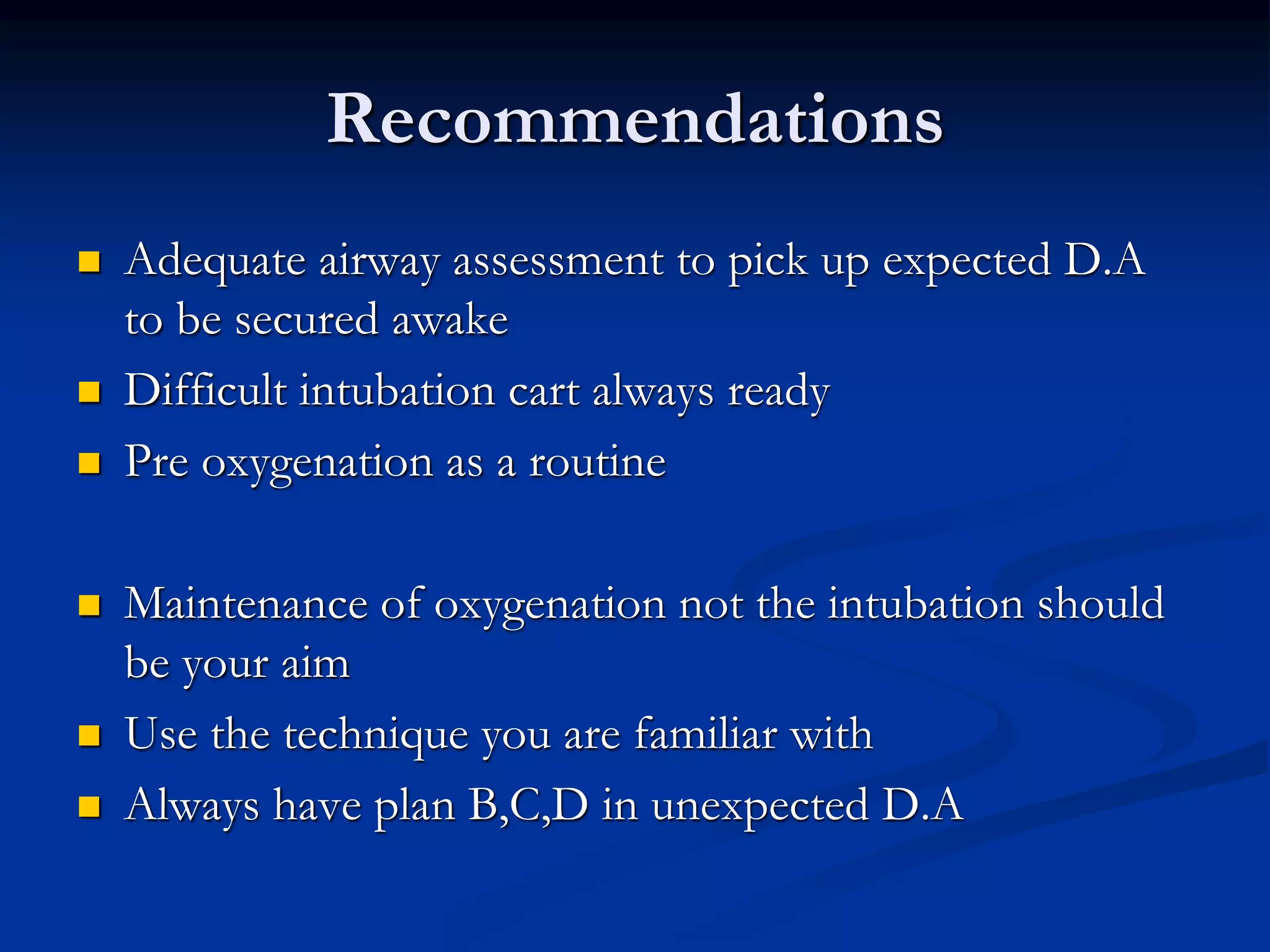 Airway evaluation.ppt | Lung and Respiratory Health | Diseases and ...