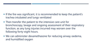 airway fires diagnosis and it's management | PPTX