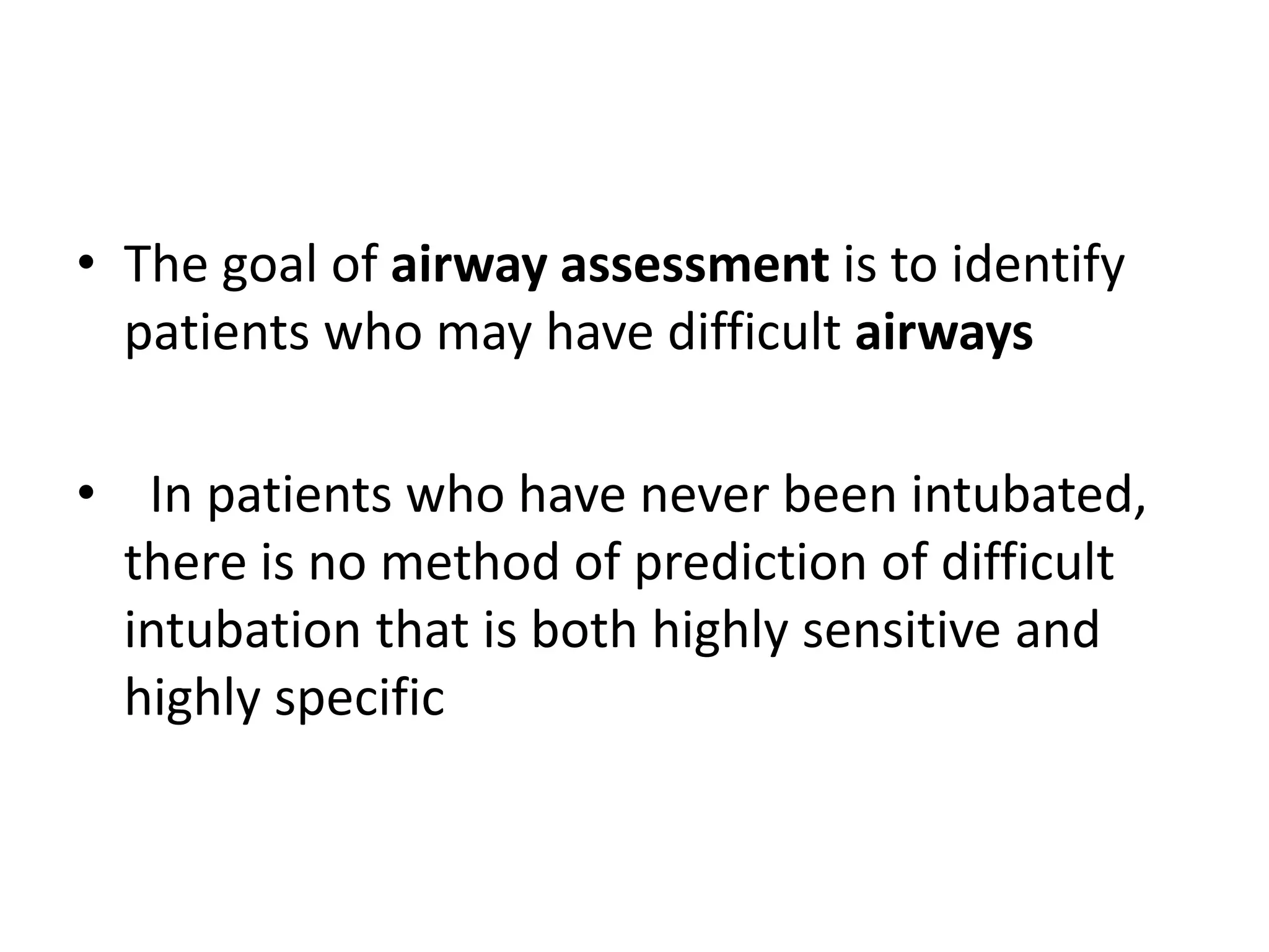 Airway inubation difficulties | PPTX