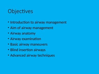 AIRWAY MANAGEMENT LIFE SAVINGS TECHNIQUE-WPS Office.pptx | Lung and ...