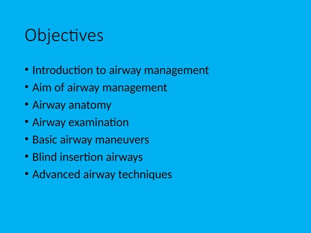 AIRWAY MANAGEMENT LIFE SAVINGS TECHNIQUE-WPS Office.pptx | Lung and ...