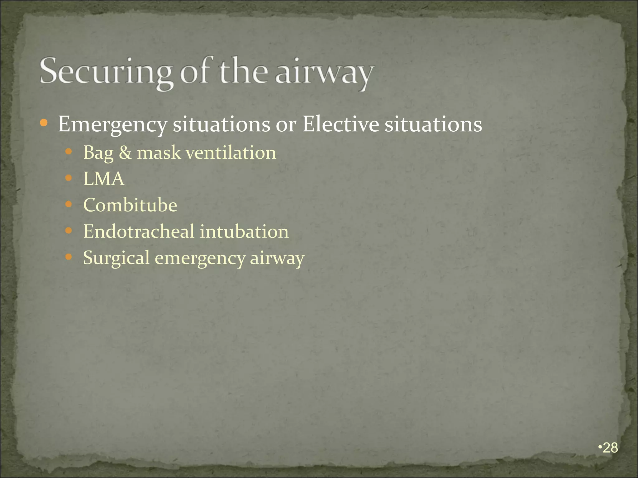 Airway management | PPT