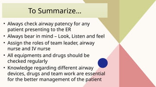 Airway Management.pptx BY PROFESSOR DR. REKHA DAS | PPTX
