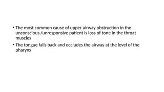 AIRWAY MANAGEMENT in the management of patients | PPTX