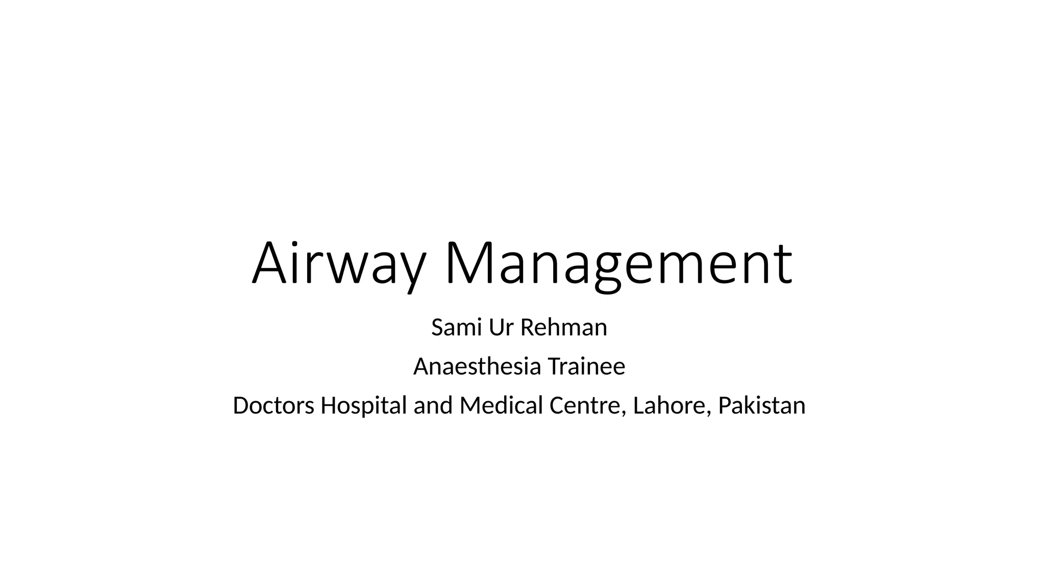 AIRWAY ANATOMY, DIFFICULT INTUBATION, Supraglotic airway devices, Video ...