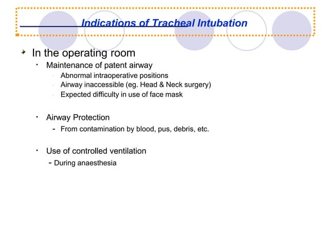 AIRWAY MANAGEMENT-INTUBATION (2).ppt | Ear, Nose and Throat Conditions ...