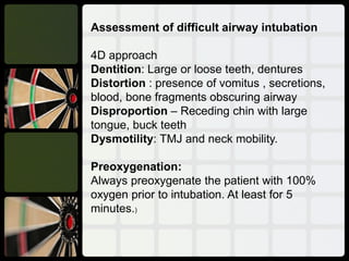 Airway management final | PPTX