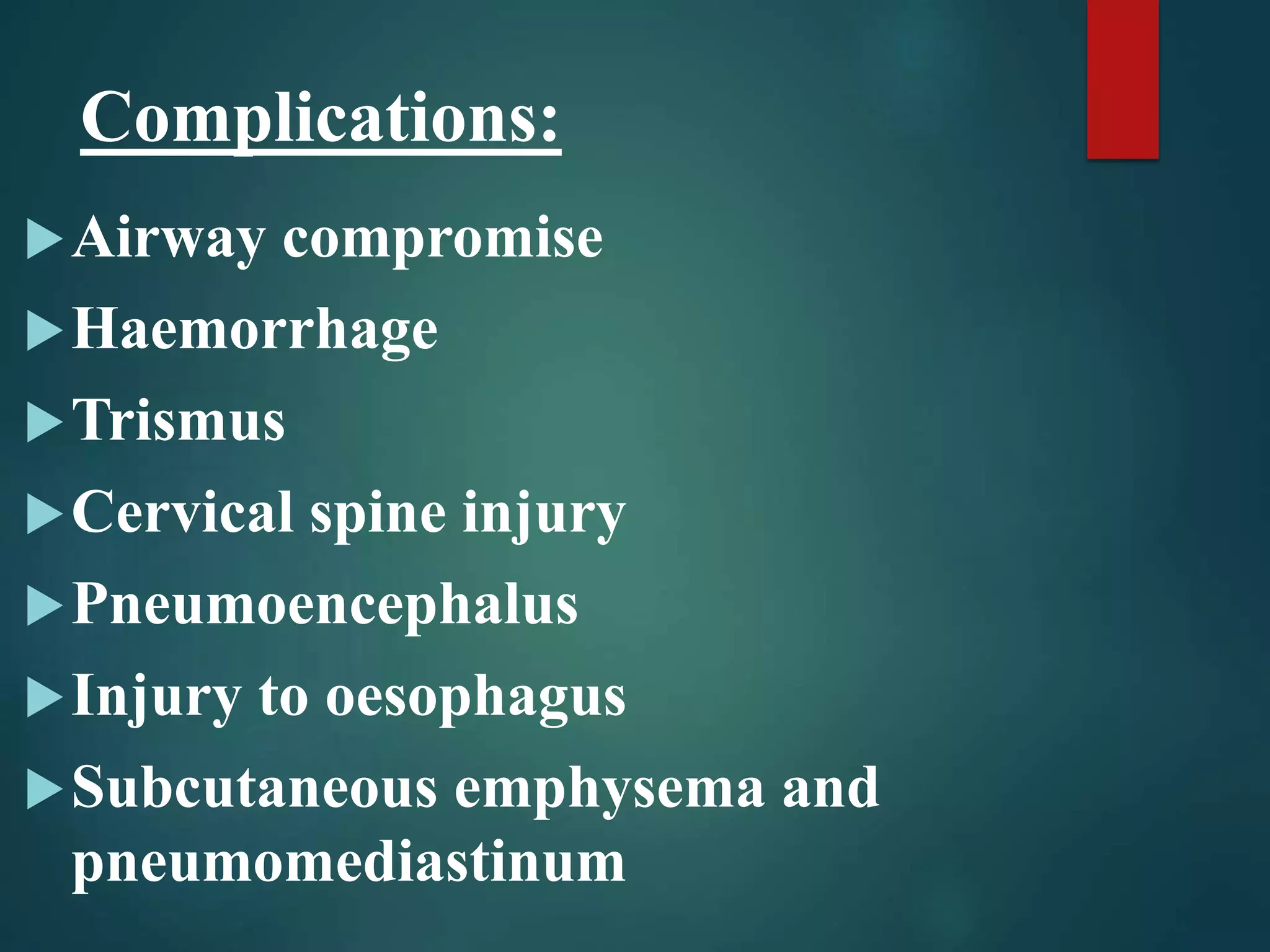 Airway management in maxillofacial trauma | PPTX