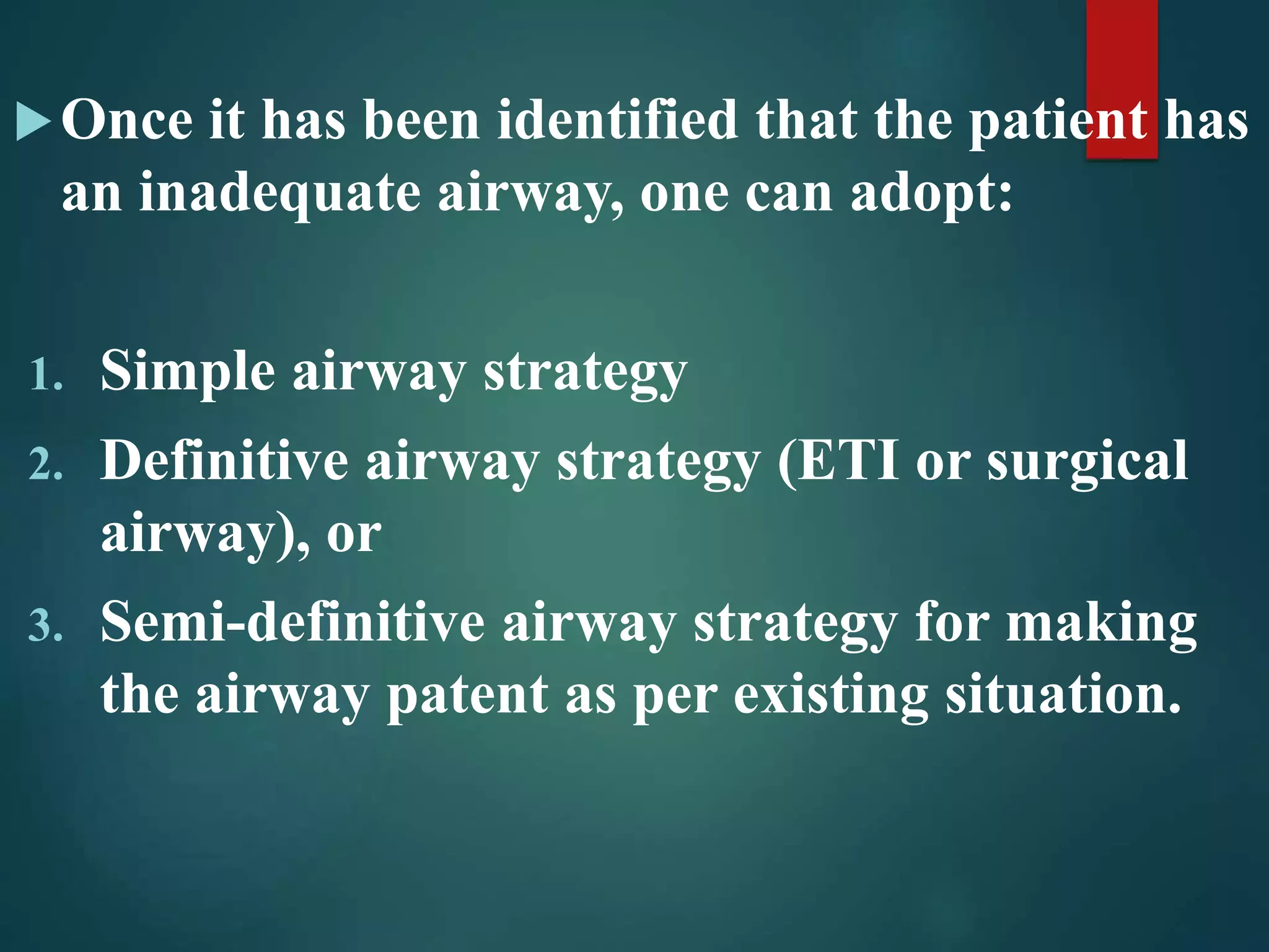Airway management in maxillofacial trauma | PPTX
