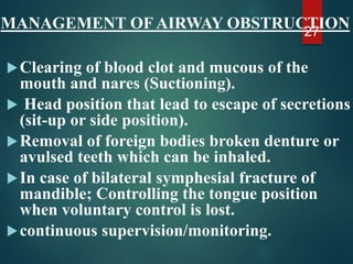 Airway management in maxillofacial trauma | PPTX