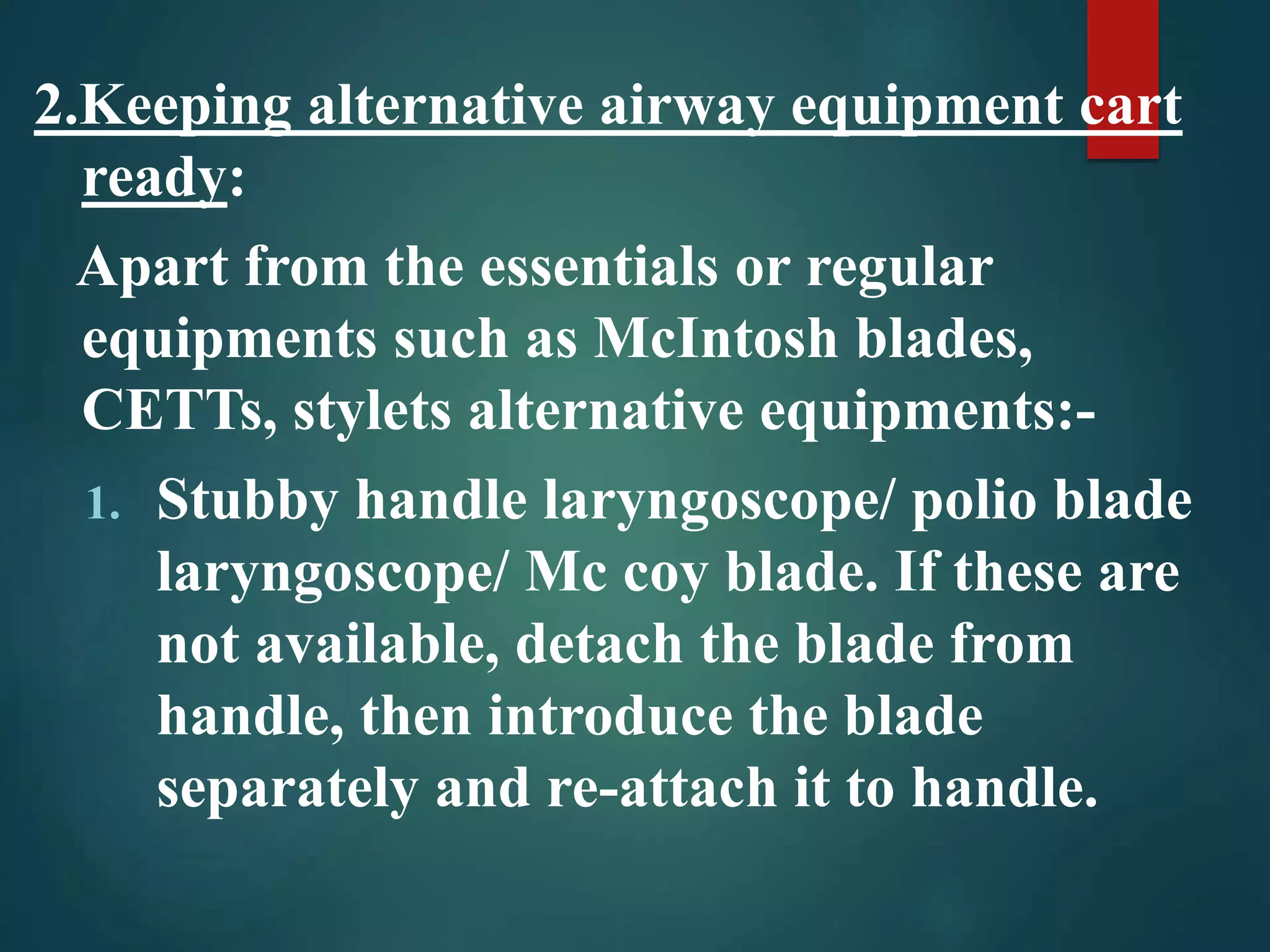 Airway management in obstetrics patient | PPTX
