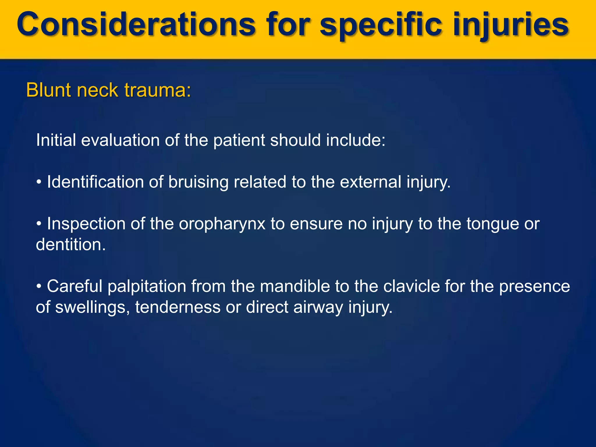 Airway management in trauma patients | PPTX