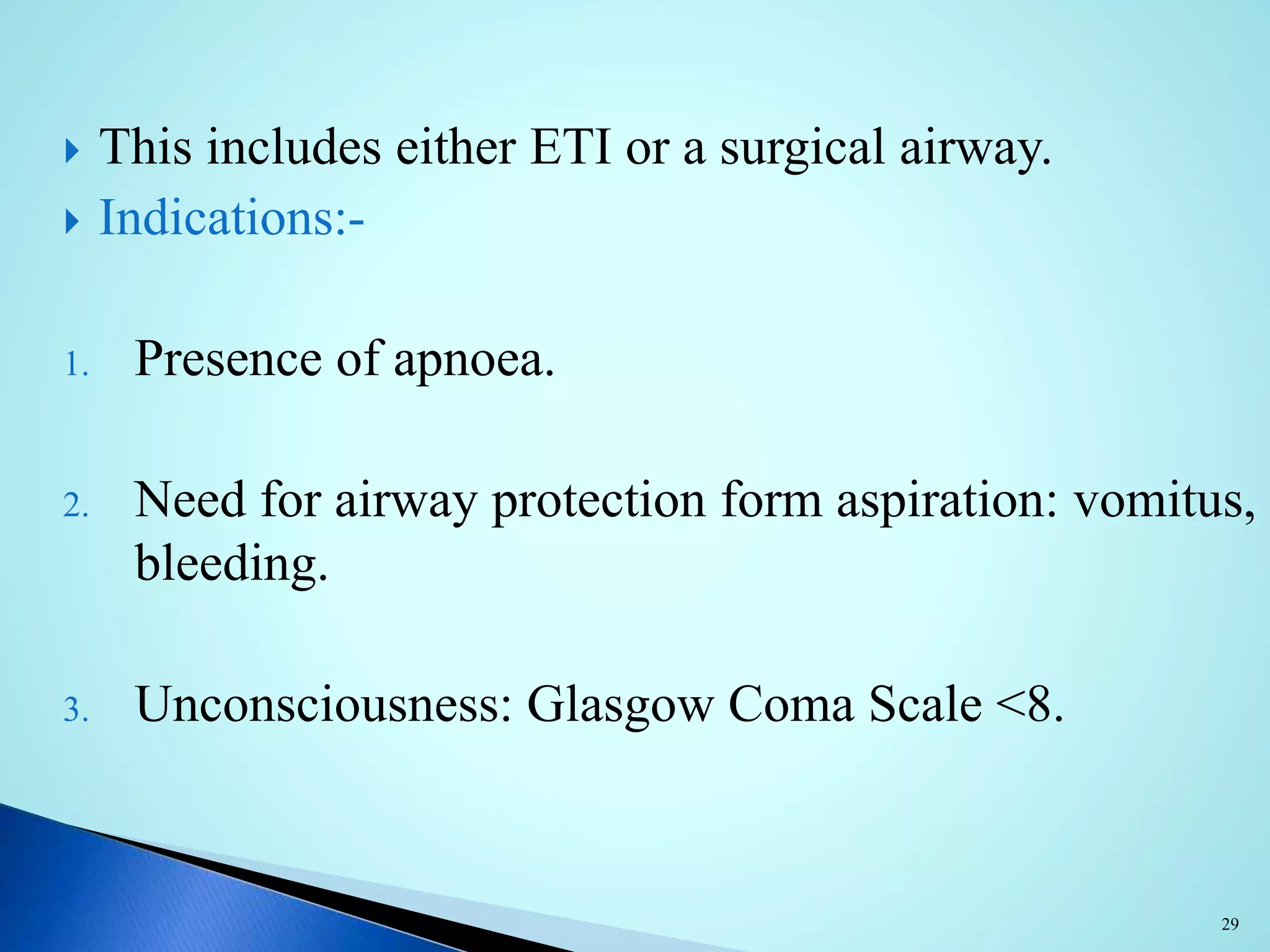 Airway management in trauma victims | PPTX
