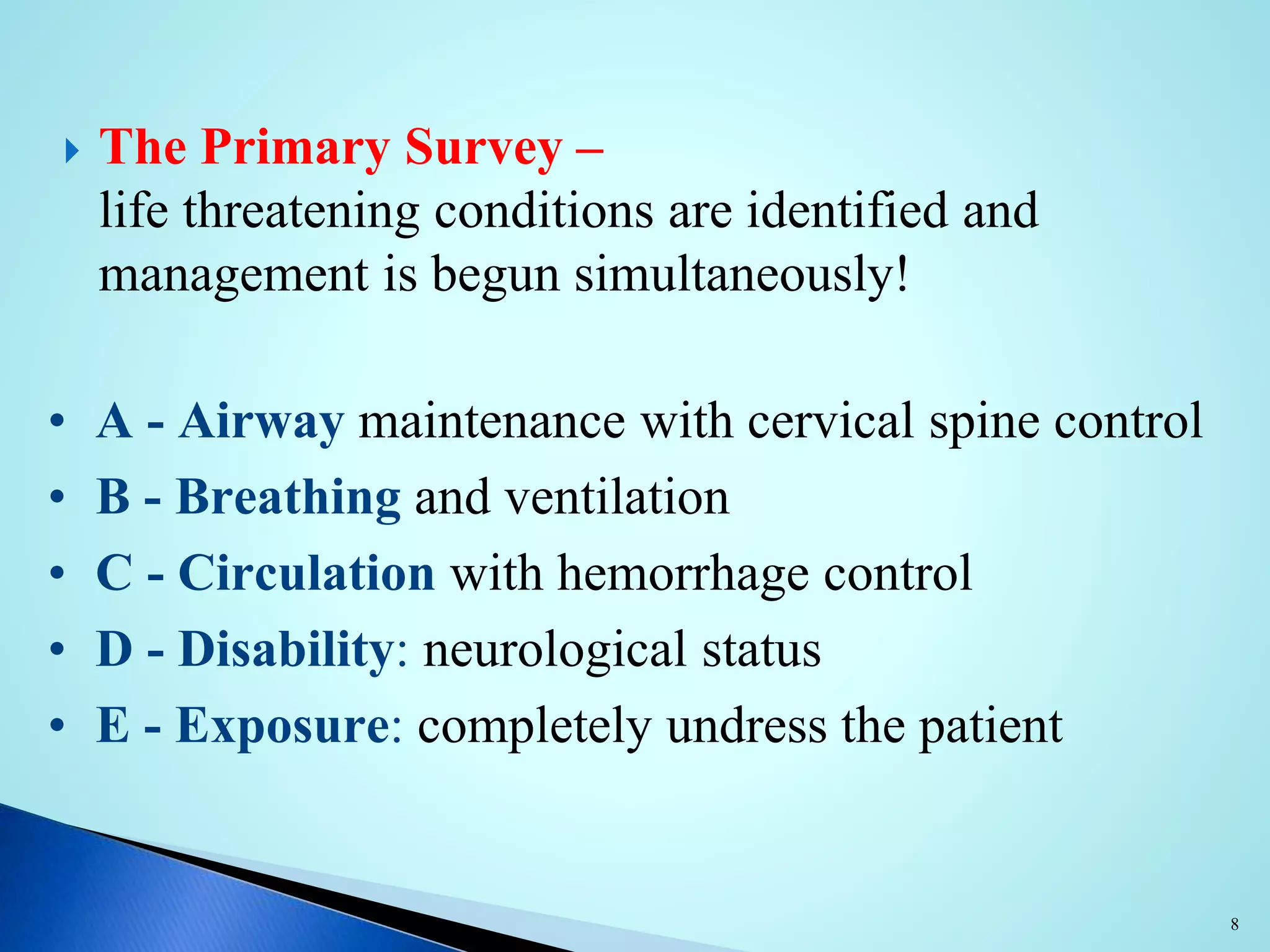 Airway management in trauma victims | PPTX