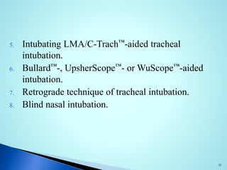 Airway management in trauma victims | PPTX
