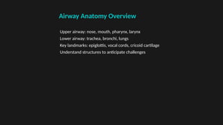 Airway_Management Powerpoint Lecture Modern | PPTX