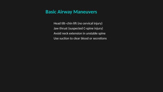 Airway_Management Powerpoint Lecture Modern | PPTX