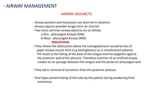 Airway management part 3. | PPTX