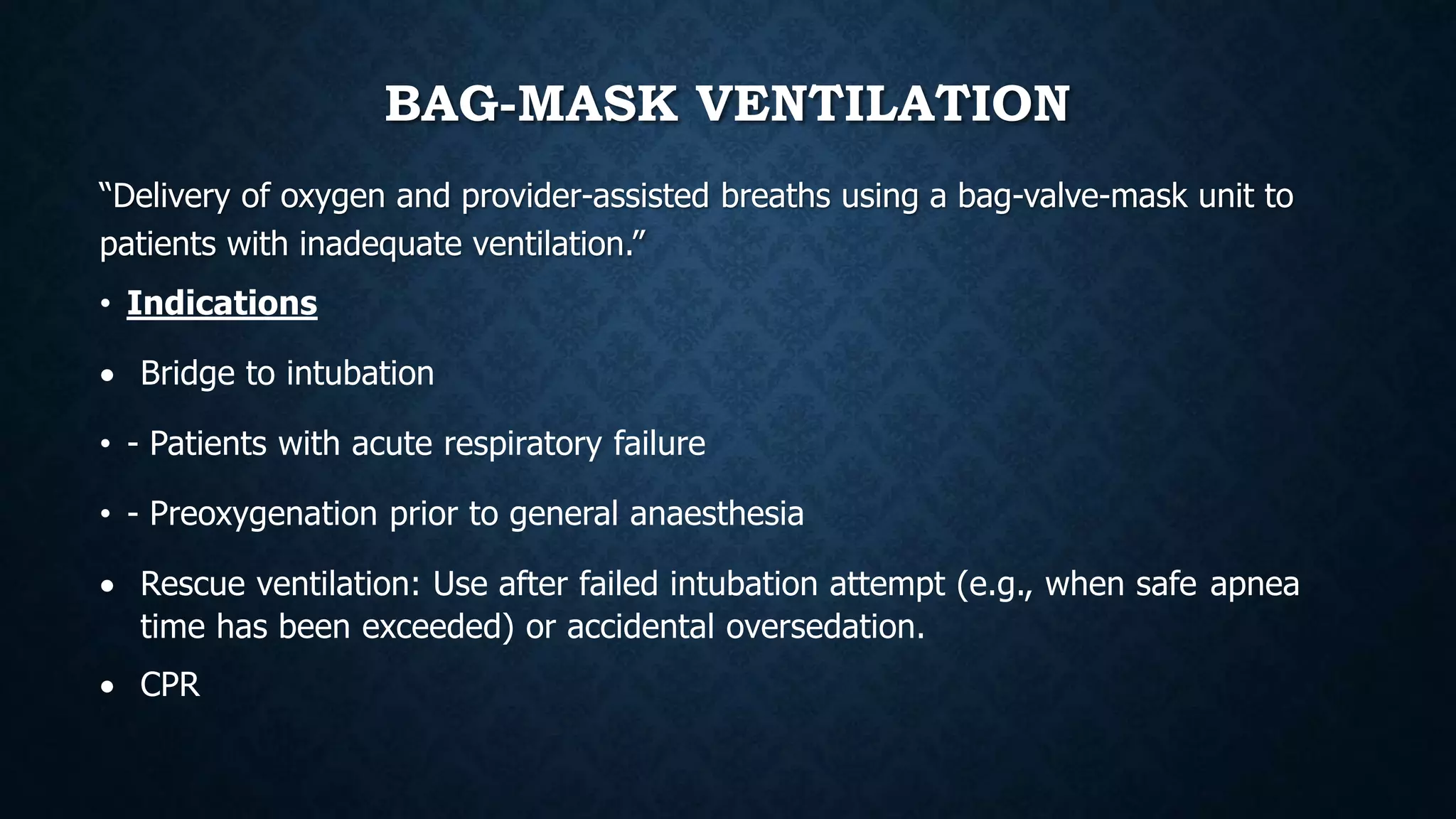Airway management | PPTX | Ear, Nose and Throat Conditions | Diseases and Conditions