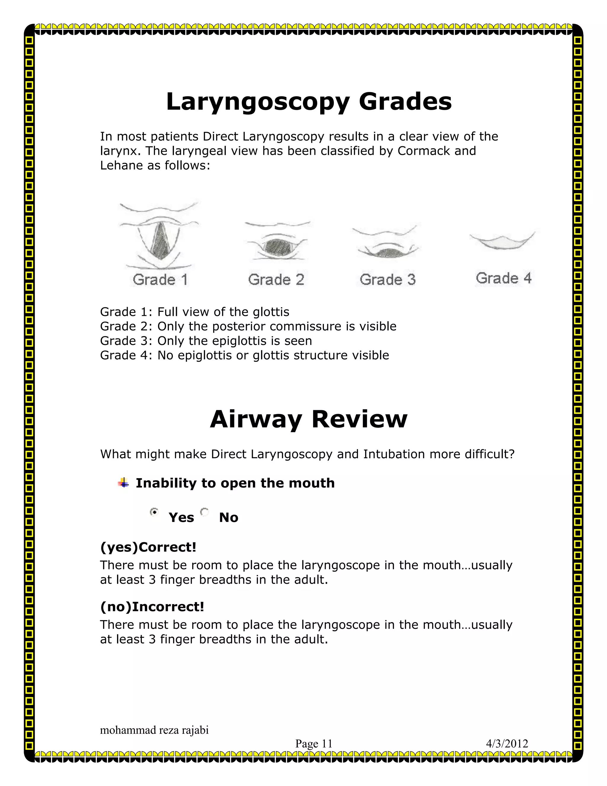 Airway manegement | PDF