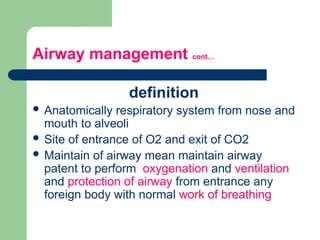 airway mangment airway emergency 22.ppt