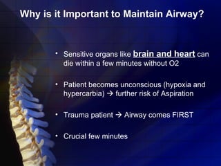 Airway obstruction and management | PPT