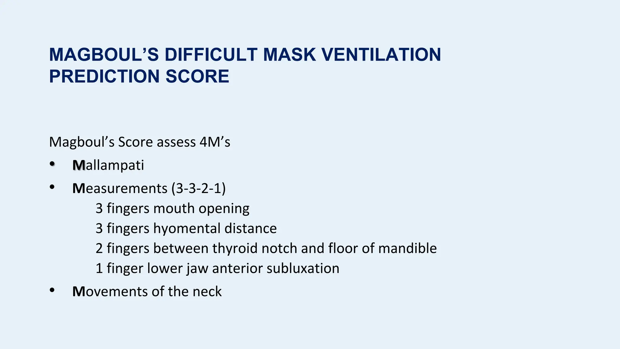 Airway assessment and difficult airway anaesthesia | PPTX