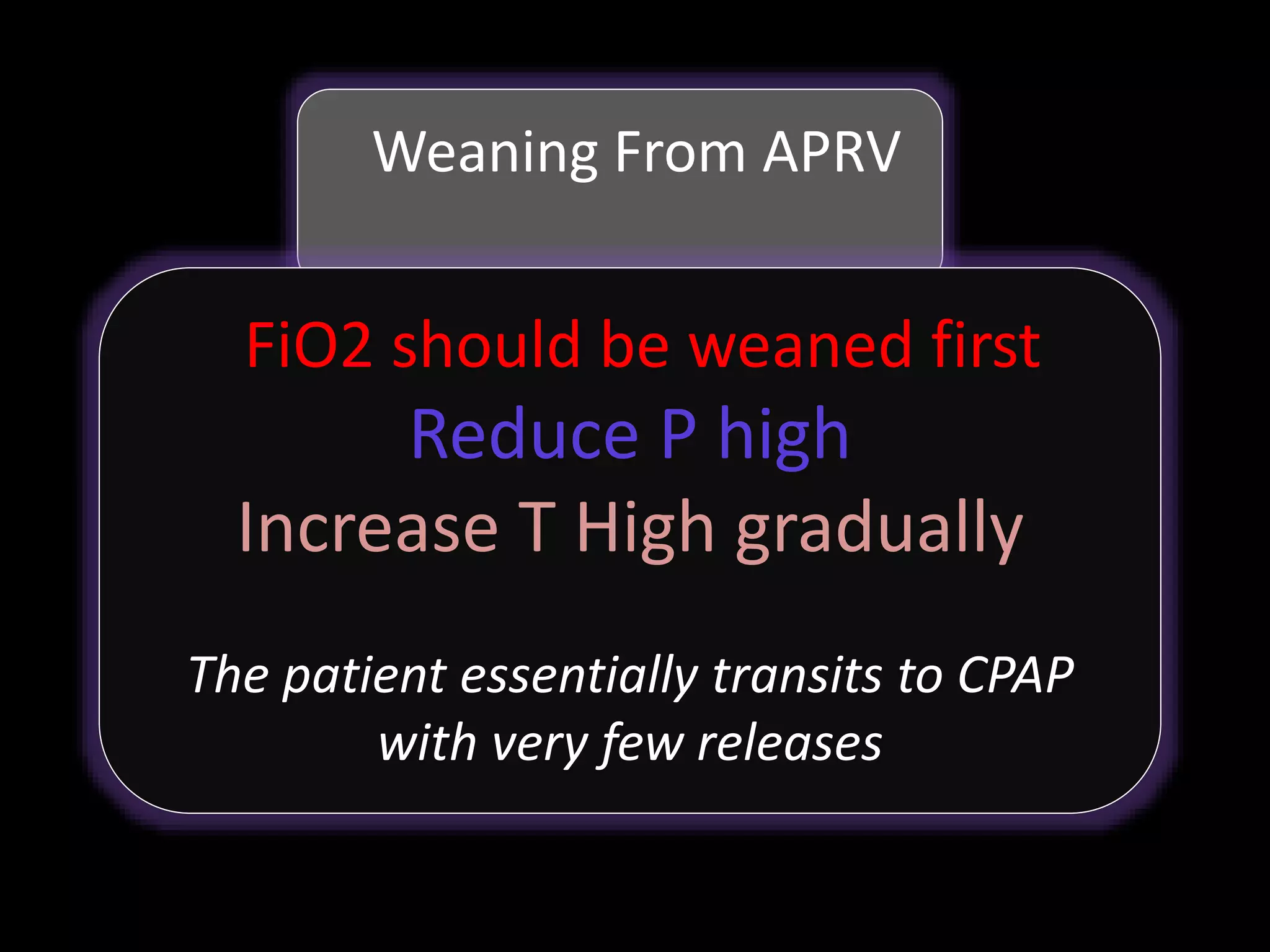 Airway releasing ventilation | PPTX