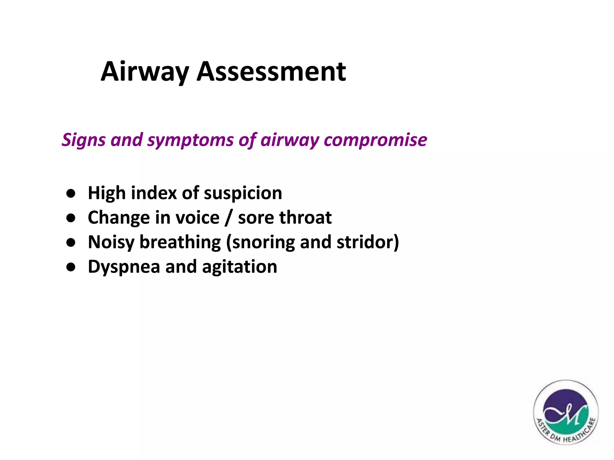 Airway solutions in trauma scenarios | PPTX