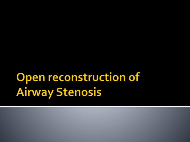 Airway stenosis resection and ltp d_chhetri_11-19-08 | PDF | Death ...