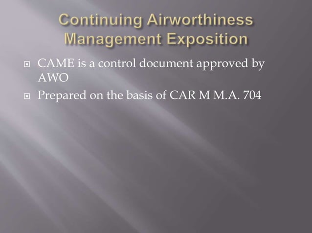Airworthiness Management Camo | PPTX | Resume Writing and Advice | Job ...