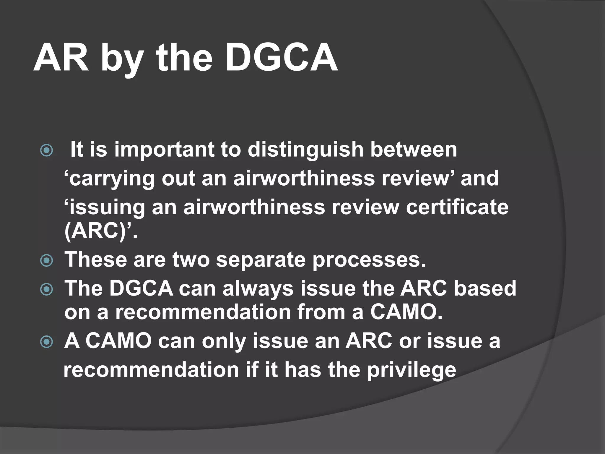 Airworthiness review | PPTX