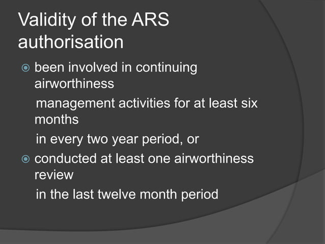 Airworthiness review | PPTX