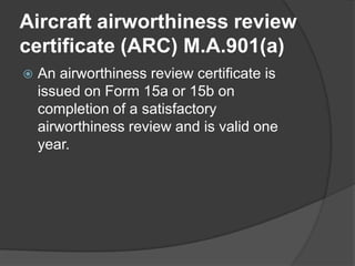 Airworthiness review | PPTX