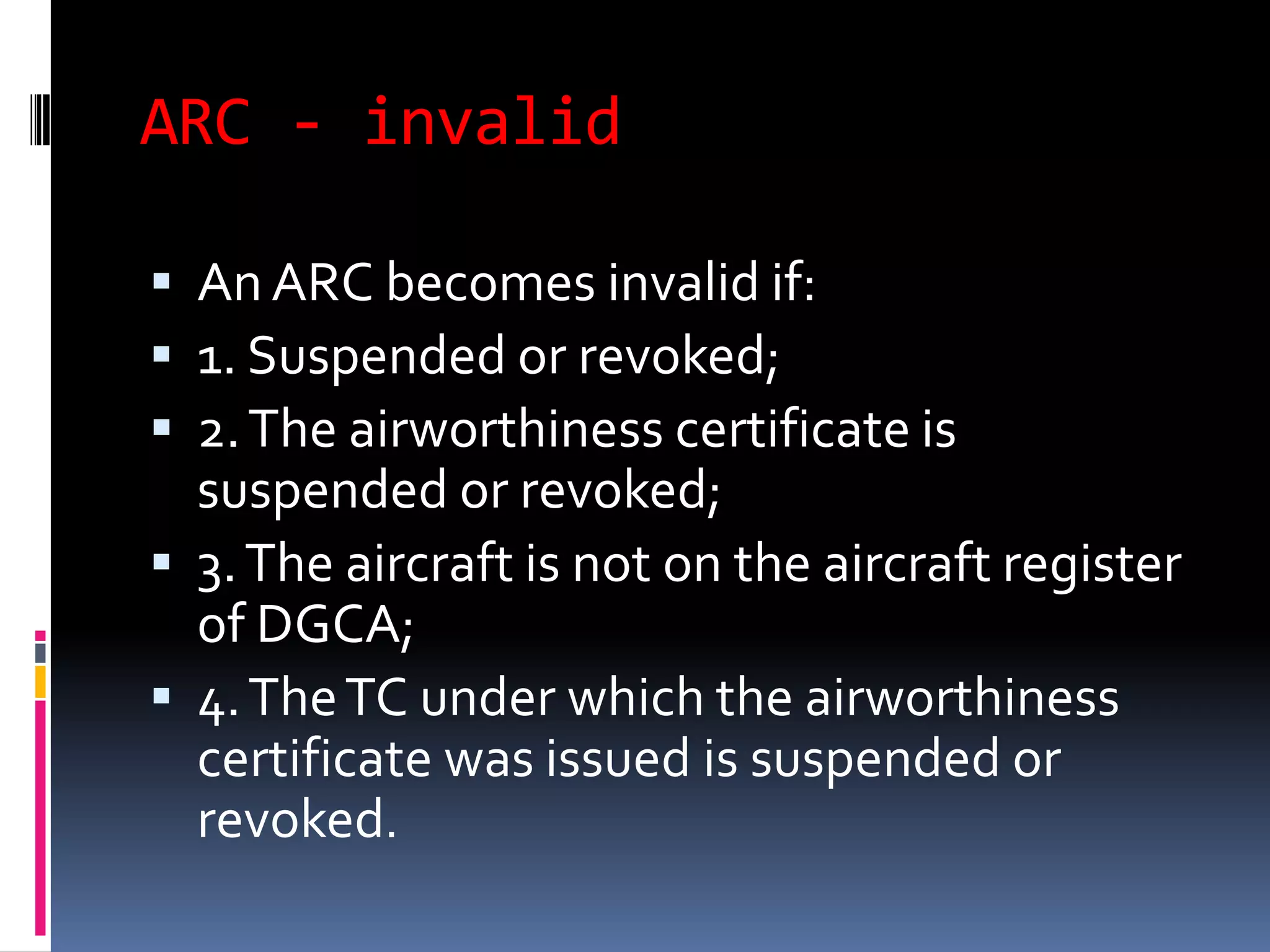 Airworthiness Review Certificate | PPTX