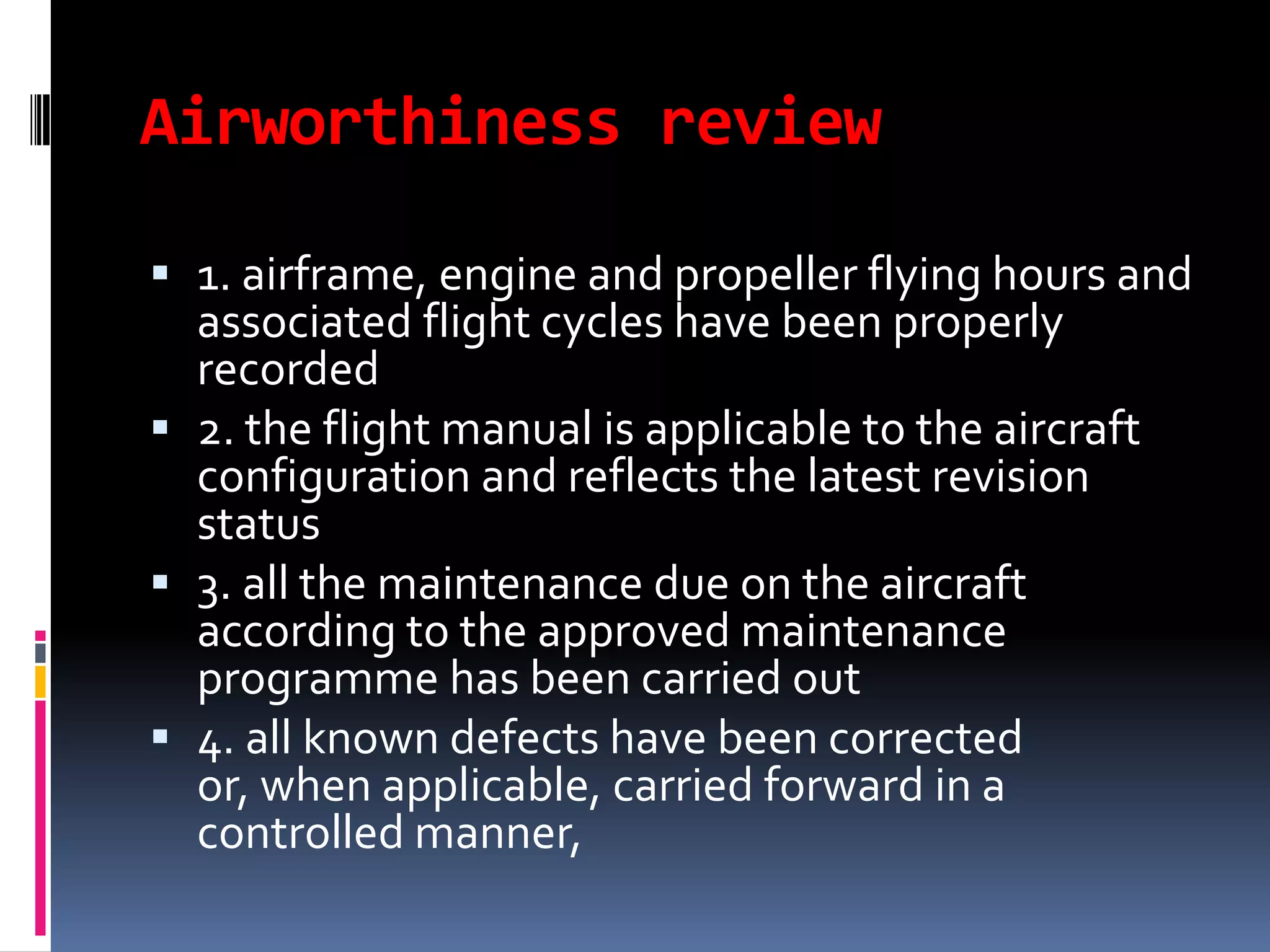 Airworthiness Review Certificate | PPTX