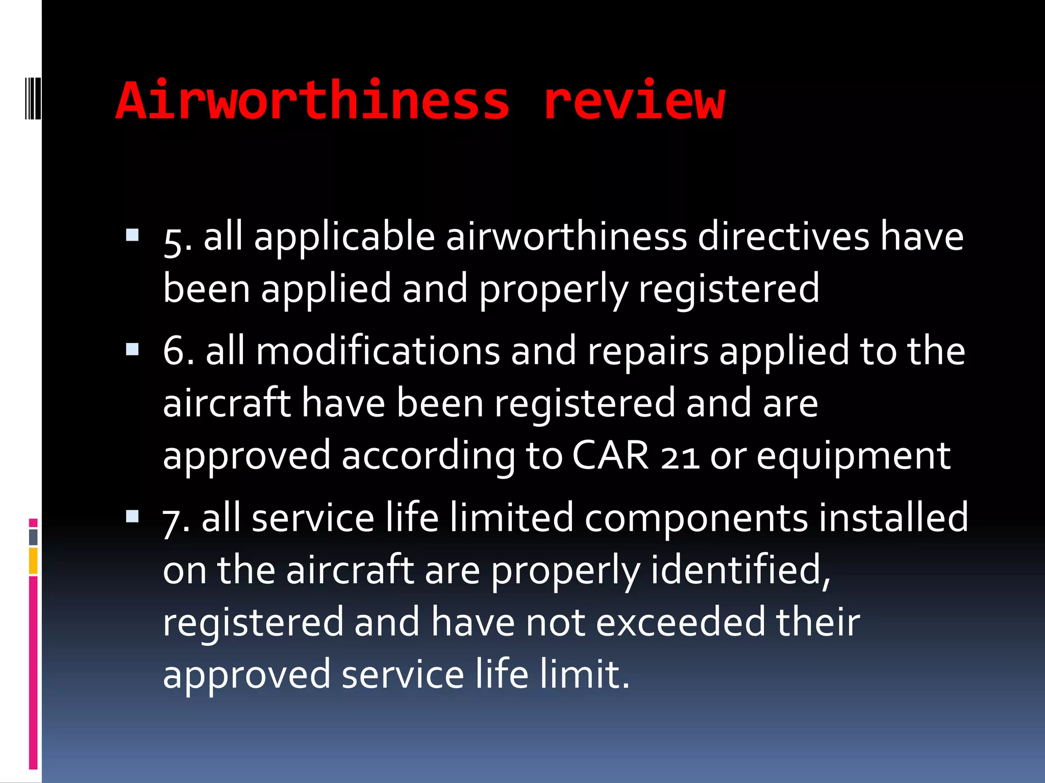 Airworthiness Review Certificate | PPTX