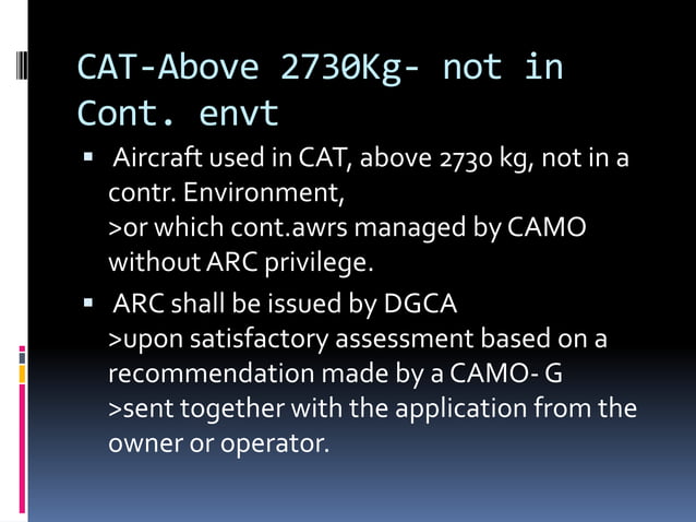 Airworthiness Review Certificate | PPTX