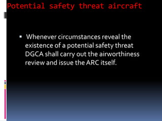 Airworthiness Review Certificate | PPTX