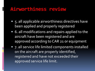 Airworthiness Review Certificate | PPTX