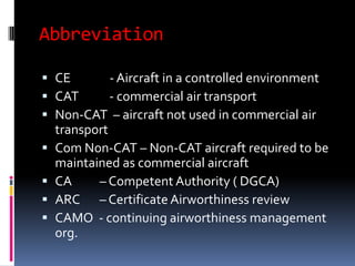 Airworthiness Review Certificate | PPTX