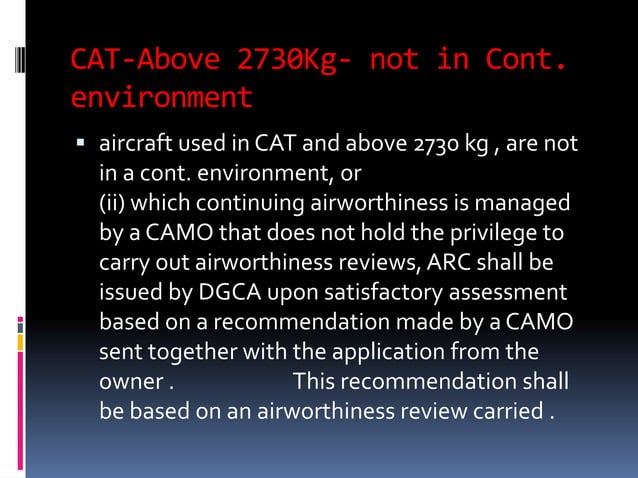 Airworthiness Review Certificate | PPTX