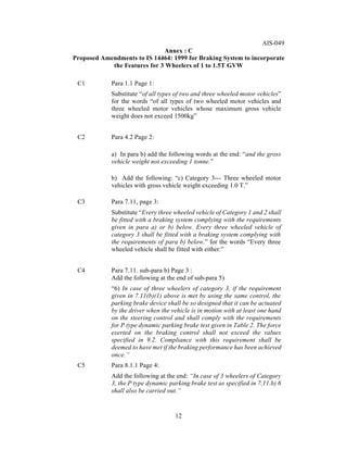 Ais 049 cmvr type approval for battery oprated vehicles | PDF