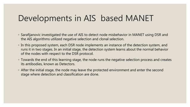 Artificial immune system | PPTX | Computer Networking | Computing